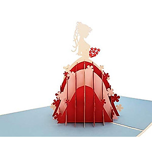 iGifts And Cards Happy La Quinceañera 3D Pop Up Greeting Card - 15th Birthday, Grace, Pink Party, Feliz Quince, Gift, Rose, Unique Special Dance, Congratulations, Fancy Dress, Celebration, Birthday