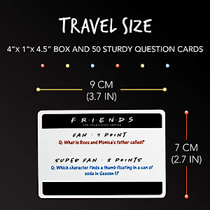 Paladone Friends TV Show Trivia Quiz Game with 100 Questions