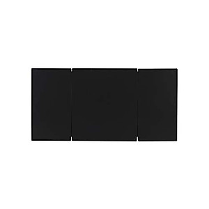 Linon Home Dcor Linon Black Butterfly Stool Vanity Set with Bench, 36"w x 18"d x 30"h,