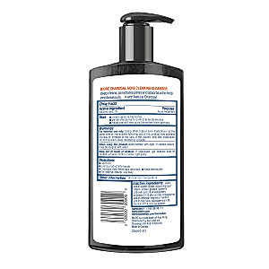 Bioré Charcoal Acne Cleanser, Salicylic Acid Treatment, Helps Prevent Breakouts, Oil Absorption and Control for Acne Prone, Oily Skin, 6.77 Ounce