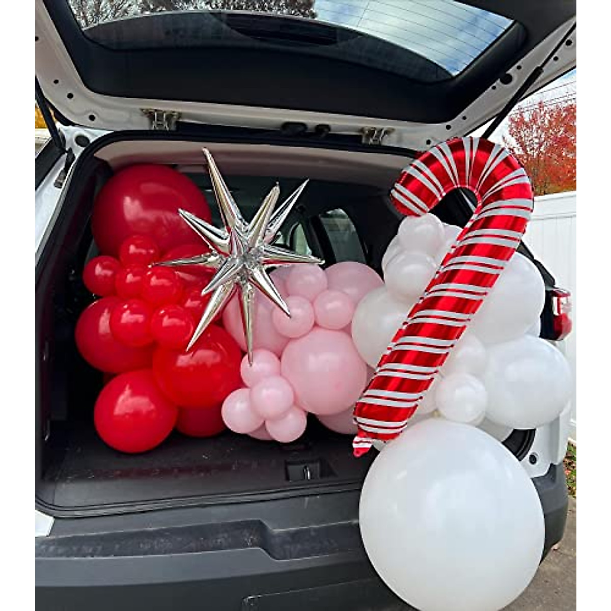 127PCS Pink and Red Balloon Garland Arch Kit DIY Valentines Day Balloons Arch Red Pink White Latex Balloons for Wedding Anniversary Women Girls Valentine’s Mother’s Day Christmas Party Decorations