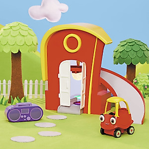 Little Tikes Let’s Go Cozy Coupe Cozy’s House Musical Playset with Lights and Sounds and Cozy Coupe Mini Push and Play Vehicle for Tabletop or Floor Push Play Car Fun for Toddlers, Boys, Girls 3+ Years