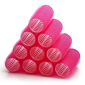 10 Pieces Self Grip Hair Rollers 25mm Small Hair Curlers For Short And Long Hair Salon Hairdressing Curler For Curling And Styling Hair Self Holding Diy Roller For Hair Grip (25mm)