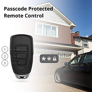 Atoms ATR-1722W by Skylink 3/4HPF Garage Door Opener Featuring Alexa with Extremely Quiet DC Motor, Chain Drive, 2 Remote Controls, Deluxe Wall Console and WiFi Compatible