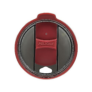 Pelican Hydration Pelican Ridge™ 18 oz Vacuum Insulated Tumbler - Recycled Stainless Steel Double Wall Travel with Dual Lid, Powder Coated Insulated Coffee Mug For Hot Cold Drinks, Brick