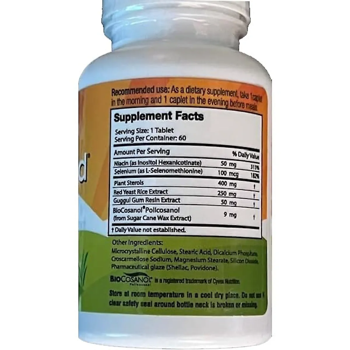 Lipidshield Natural Supplement - 60 Caplets