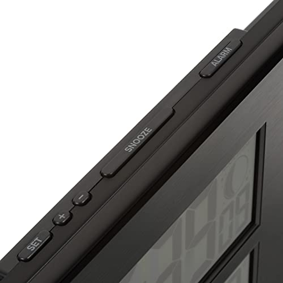 La Crosse Technology 513-75624-INT Digital Atomic Clock with Outdoor Temperature and Moon Phase,Black