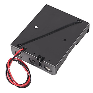 Aobao 6pcs 3 AA Battery Holder 3 X 1.5V 4.5V AA Battery Holder Case Box with Leads Wires