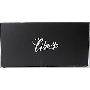 LIBWYS Square Pantry Glass Storage Jars with Bamboo Lids Set of 12, 297oz Airtight Food Containers Kitchen Storage Jars - Dishwasher Safe (12pack)