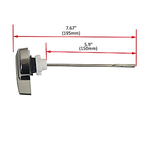 SouNor BT004 2-Pack Toilet Side Mount Flush Trip Lever Handle Tank Replacement Kits For Most Toilets…