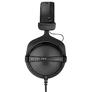 Beyerdynamic DT 770 Pro 250 ohm Professional Studio Headphones (Limited Black Edition) (Renewed)
