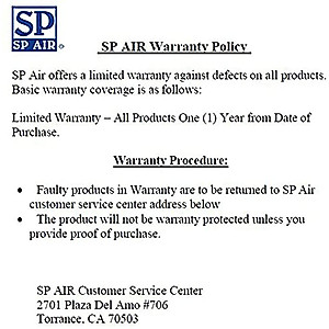 SP Air Corporation Belt Sander, 10MM, 3/8-Inch,Black,SP-1370A-V2
