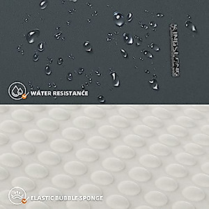 dujp 15.6 inch Slim Laptop Sleeve Bag Protection Shockproof Notebook Computer Carrying Case with Shoulder Strap Compatible with ASUS/DELL/Lenovo/ACER Notebook Blue