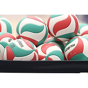 Molten V5M5000 Men's NCAA Flistatech Volleyball, Red/Green/White, 1