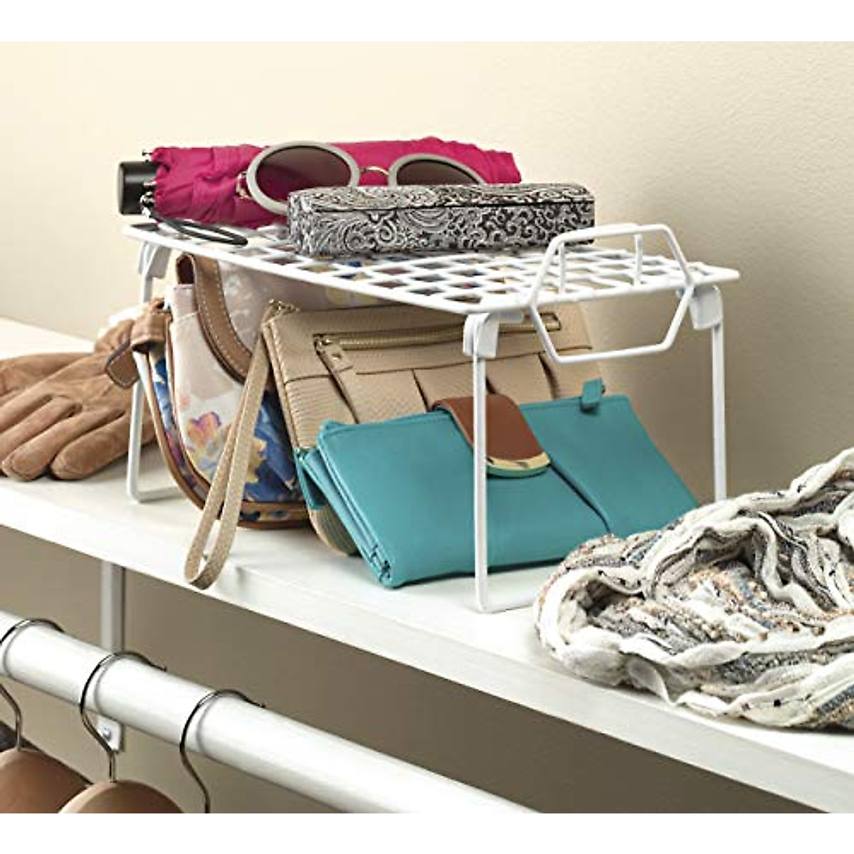 Whitmor Wire Grid Stacking Shelf Small