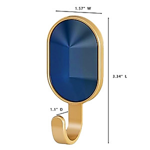 DueHoppee 8 Pack Plastic Adhesive Hooks,Damage Free Hooks Holder,Key Holder,Utility Hooks,Cute Key Hooks,Colourful Decorative Wall Hooks in Living Spaces