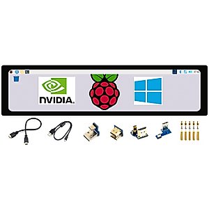 waveshare 11.9inch HDMI LCD 320×1480, IPS Display Capacitive Touch Screen LCD, for Raspberry Pi 4B/3B+/3B/2B/Zero W/Zero 2 W/Zero 2 WH/Jetson Nano/PC/Windows 11/10 / 8.1/8 / 7