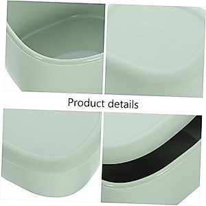 VINTORKY 3 Silicone Food Storage Boxes Airtight Containers with Lids for Portable Meal Box