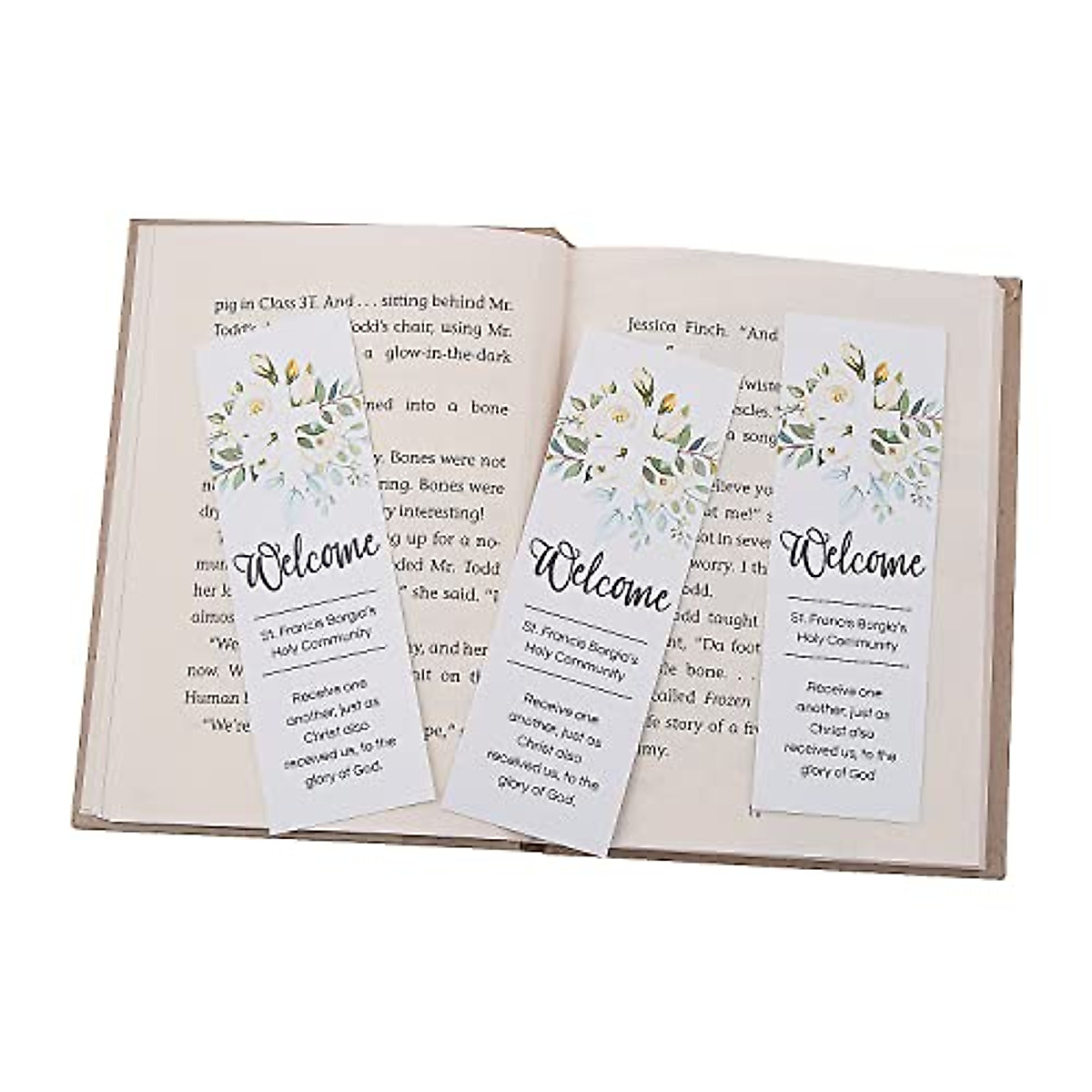 Personalized Welcome to Our Church Bookmarks - 24 Pc. - Stationery - 24 Pieces