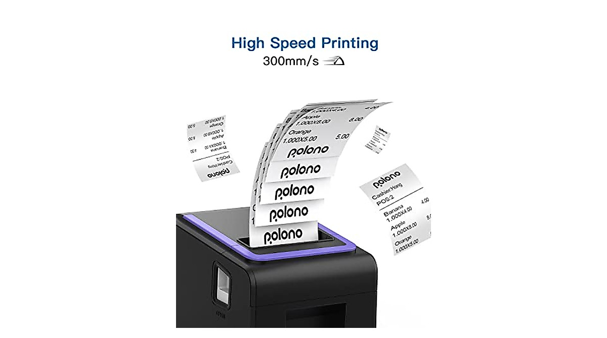POLONO PL330 80mm POS Thermal Receipt Printer | Fast & Versatile