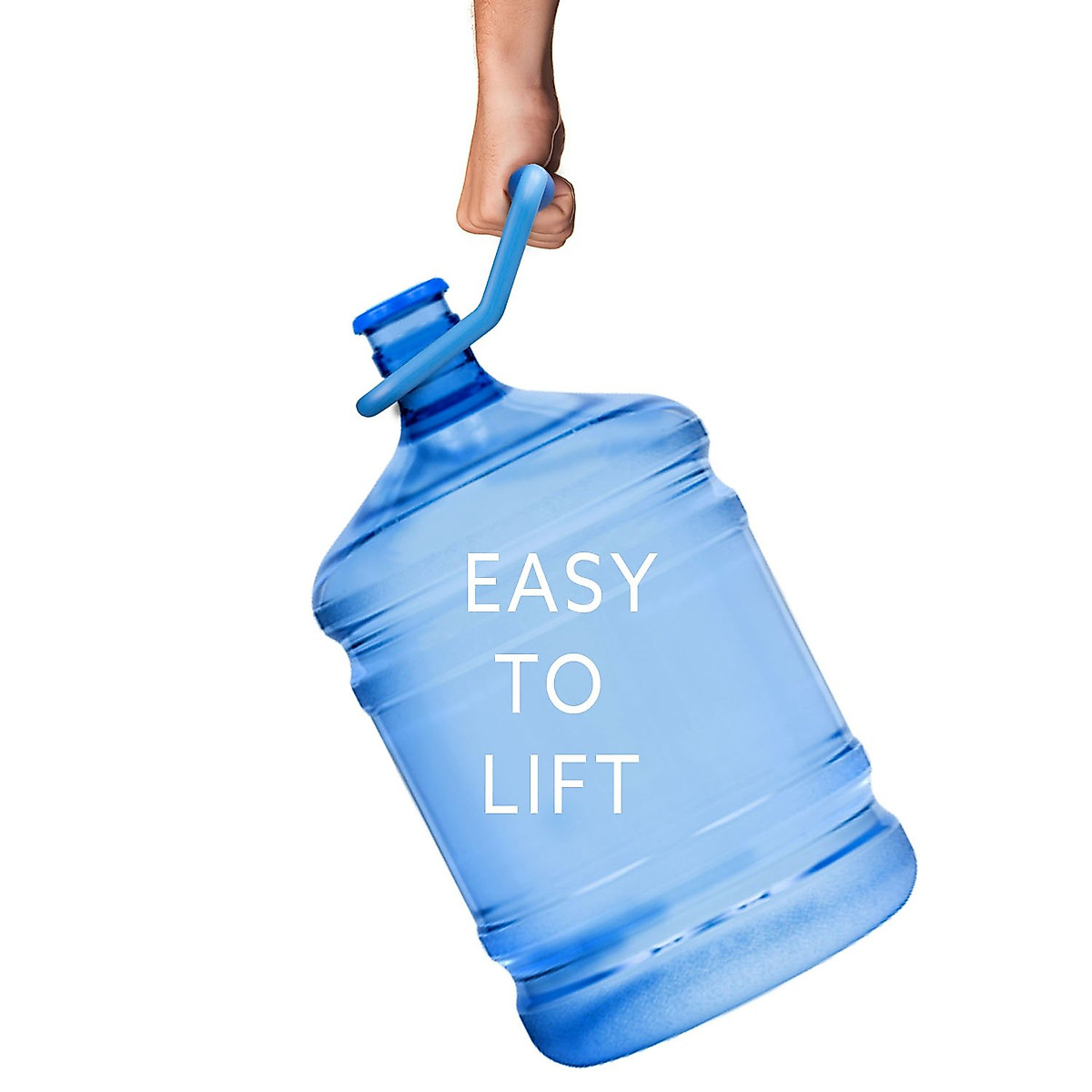 TERA PUMP TRDWH002 Advanced Ergonomic Designed 2nd Gen 5 Gallon Drinking Water Bottle Handle Carrier Lifter with Rubberized Anti-Slip Holder