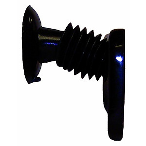 CIPA 11050 Suction Cup Rearview Mirror, Black, 8" W x 4" H