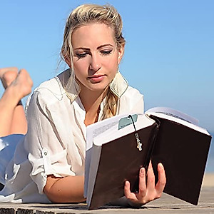 24 Pieces Christian Bookmarks for Women Flower Bible Verse Book Marks Floral Religious Bookmarks Christian Gift with 24 Pcs Cross Pendants for Reading Reward, Church Decoration (Flower Style)