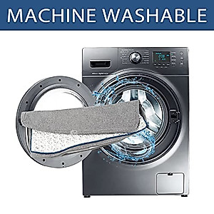 EMPSIGN Waterproof Dog Bed for Crate Pad Reversible Cool and Warm, Pet Beds with Washable and Removable Cover, Sleeping Mats for Large Medium Small Dogs