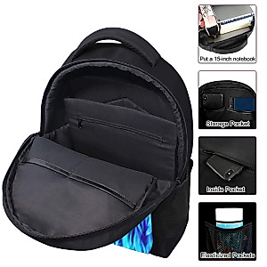 ALAZA Dragon Fire Casual Backpack Waterproof Travel Daypack Children School Bag