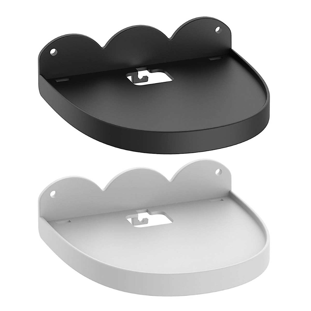 YAOLUU WiFi Router Storage Box Universal Wall Mount Holder Bracket Stand for Nest WiFi Router Speakers Cellphones Charging Shell with Cable Arrangement Rack Router Wi-Fi (Color : White)