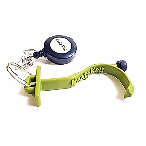 Kooty Key Germ Utility Tool- Avoid Touching Bacteria Ridden Surfaces (Colors May Vary) (2 Pack, Green)