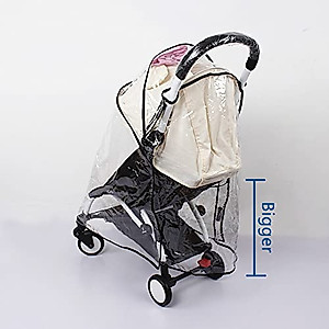 SeedFuture Stroller Rain Cover for Babyzen YOYO, Extend Pram Wind Cover Baby Stroller Accessories for Babyzen YOYO, Windproof and Waterproof Pushchair Raincoat