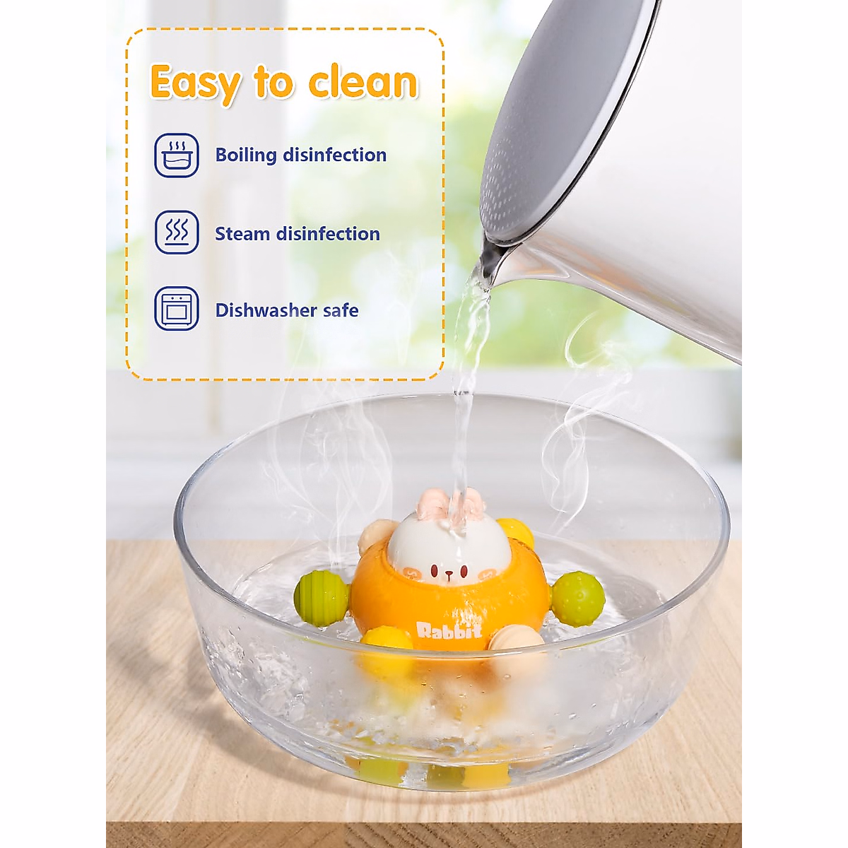 Baby Sensory Montessori Toys|Infant Teething Relief Teethers for Babies 0-6 Months|Developmental Rattles Chew Toys Gifts for 3 9 12 18 Months Girl Boy|Toddler Travel Toy for 1 2 One Year Old Gifts