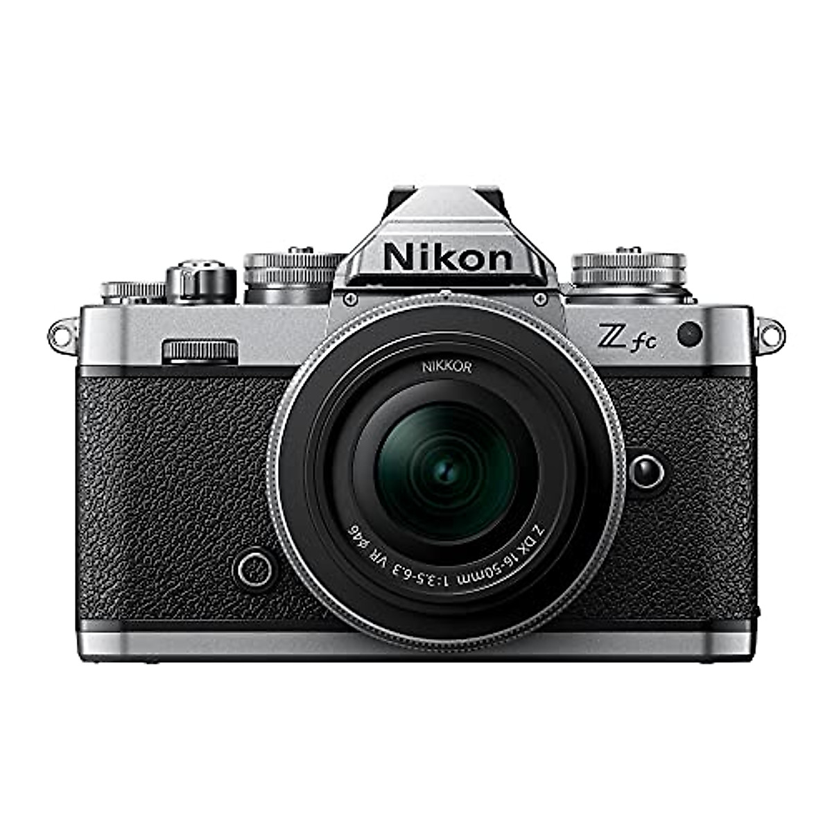 Nikon Intl. Nikon Z fc DX-Format Mirrorless Camera Body w/NIKKOR Z DX 16-50mm f/3.5-6.3 VR - Silver (International Model)