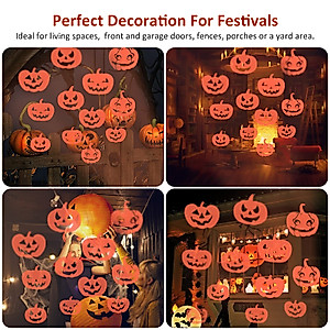 Halloween Lights, Outdoor Pumpkin Light Projector Indoor Holiday Decoration Lamp Waterproof LED Show Dynamic Spotlight Outside Night Projection for Party House Home Yard Garden Decorations