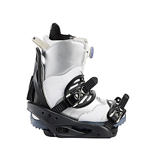 Burton Women's Citizen Re:Flex Snowboard Bindings, Black, S