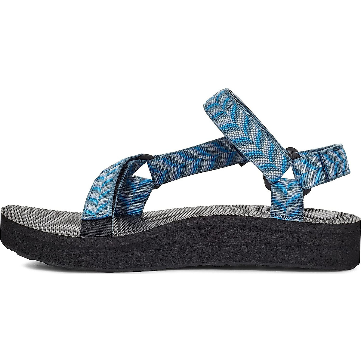 Teva Women's Midform Universal Sandal, Retro Geometric Blue, 9