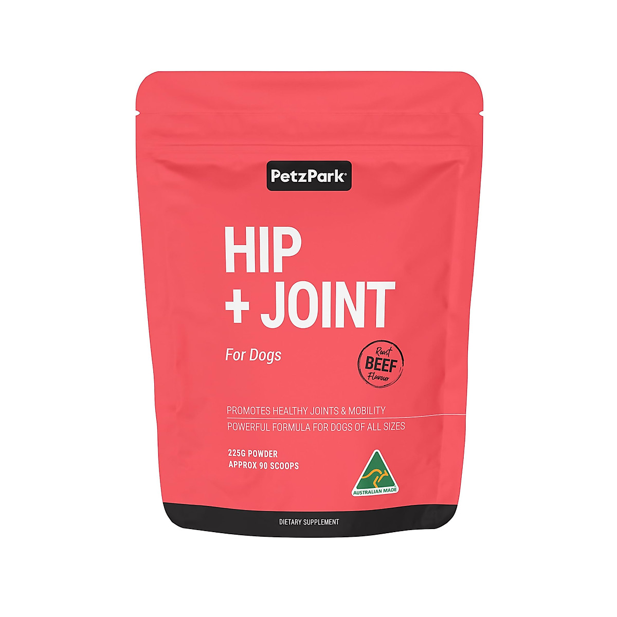 Petz Park Glucosamine for Dogs - Hip & Joint Support Powder with Chondroitin & MSM - Arthritis Pain Relief, Hip Dysplasia Treatment - 800mg Glucosamine - 90 Scoops