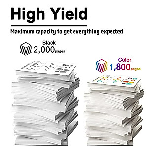 HIYOTA Compatible TN-223BK TN-223C TN-223M TN-223Y Toner Cartridge Replacement for Brother TN223 MFC-L3770CDW HL-3210CW DCP-L3510CDW Printer Toner - (5-Pack, 2BK+1C+1M+1Y)