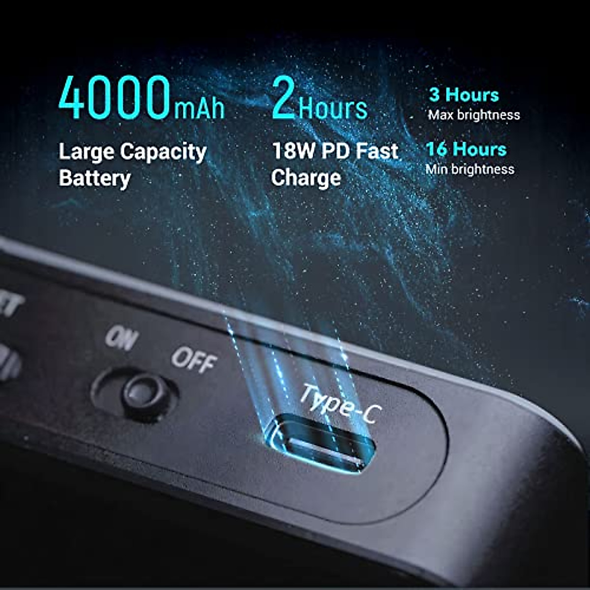 SmallRig RM75 RGB Video Light, RGBWW Full Color Portable LED Light Panel, 4,000mAh Battery, 2500-8500K, CRI96, TLCI 98, Magnetic Attraction and App, for Vlogging Photography