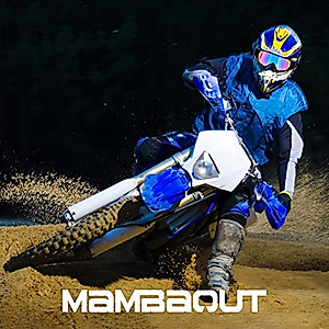 MAMBAOUT Adult Dirt Bike Goggles, 2-Pack ATV Motorcycle Goggles for Men & Women, Wide Vision Riding Off-Road Goggles