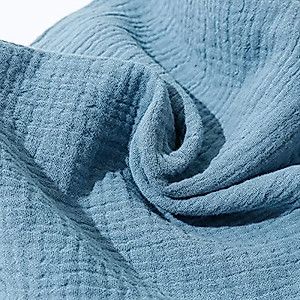 YCHWFF Organic Cotton Muslin Lovey Blanket, Organic Cotton Muslin Bunny & Lion Security Blanket Soft & Breathable Lovie Baby Gifts for Boys and Girls (Beige Bunny/Khaki Lion)