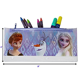 Disney Frozen 2 Elsa and Anna Kids Coloring Art and Sticker Set, 30 Pcs.