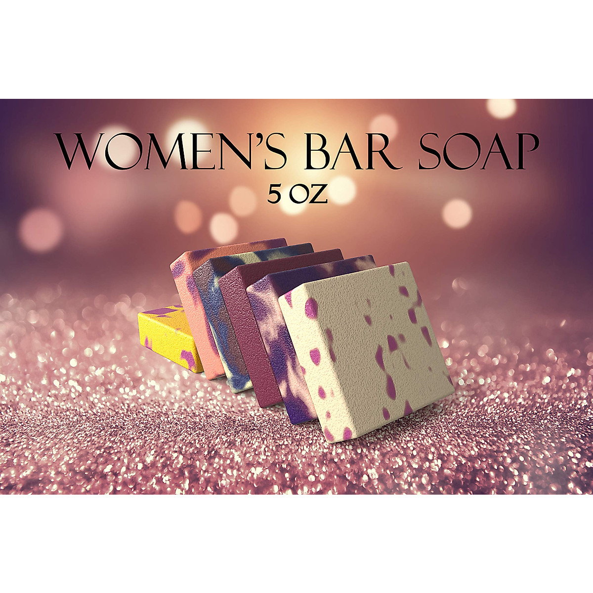 NATURAL AMERICAN Womens Bar Soap – Perfume Scents, 100% All Natural Soap for Women, Essential Oils, Organic Shea Butter – (6pk) Handmade Soaps for Women – GODDESS Women Soap, 5 oz Bar Soap for Women