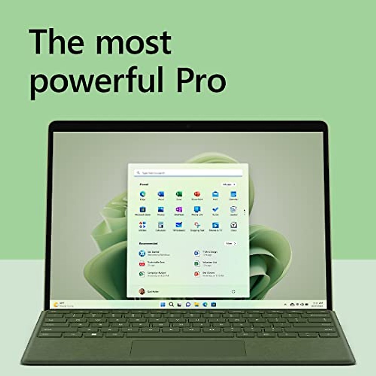 Microsoft Surface Pro 9 (2022), 13" 2-in-1 Tablet & Laptop, Thin & Lightweight, Intel 12th Gen i5 Fast Processor for Multi-Tasking, 8GB RAM, 256GB Storage with Windows 11, Forest
