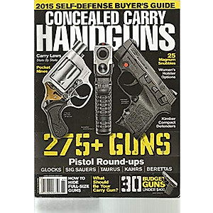 CONCEALED CARRY HANDGUNS MAGAZINE, 2015, NO.161 ~