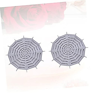 Outanaya 5pcs Hair Stopper Sink Sewer Filter Spider Web Shaped Filter Strainer Floor Drain Stopper Kn Filter Drainer Filter Drain Filter Screen Basket Bathtub Plug Hair Receiver Drain Plug