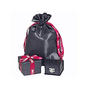 Star K Custom Personalized 3 Three Oval Birthstones Band Mothers Wedding Promise Ring 10 kt White Gold Size 6.5