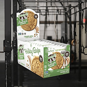 Lenny & Larry's The Complete Cookie, Caramel Apple, Soft Baked, 16g Plant Protein, Vegan, Non-GMO 4 Ounce Cookie (Pack of 12)