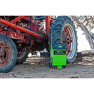 Forney 52755 Battery Charger, 6V 2A/10A, 12V 2A/10A/40A/200A Engine Starter, 13 x 13.75 x 21.75 inches